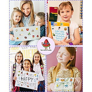 Benresive 640 Pcs Cute Stickers for Kids, Water Bottle Stickers for Kids, 80 Styles Kawaii Stickers Bulk, Fun Vinyl Waterproof Hydroflask Laptop Classroom Sticker Packs for Teens Girls