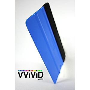 VViViD Clear Paint Protection Bulk Vinyl Wrap Film 12 Inches x 120 Inches Including 3M Squeegee and Black Felt Applicator