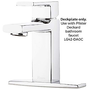 Pfister 961-230A Deckard Faucet Deckplate, 1 Count (Pack of 1), Polished Chrome
