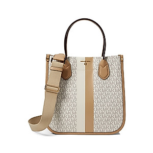 Michael Kors Heidi North/South Canvas Tote Vanilla Multi One Size