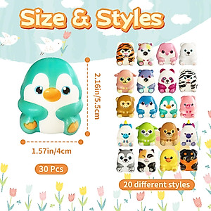 30 Pack Party Favors for Kids Filled with Squishy Toys,Slow Rising Jumbo Squishies Toys,Kawaii Cute Stress Relief Squeeze Toys for Kids,Birthday Gifts,Pinata Stuffers,Carnival Goodie Bag Stuffers