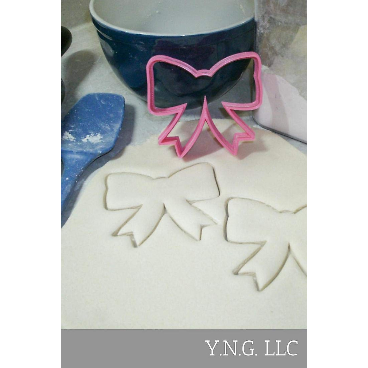 BOWTIE OR HAIRBOW GENDER REVEAL HE OR SHE BABY SHOWER SET OF 3 COOKIE CUTTER USA MADE PR1238