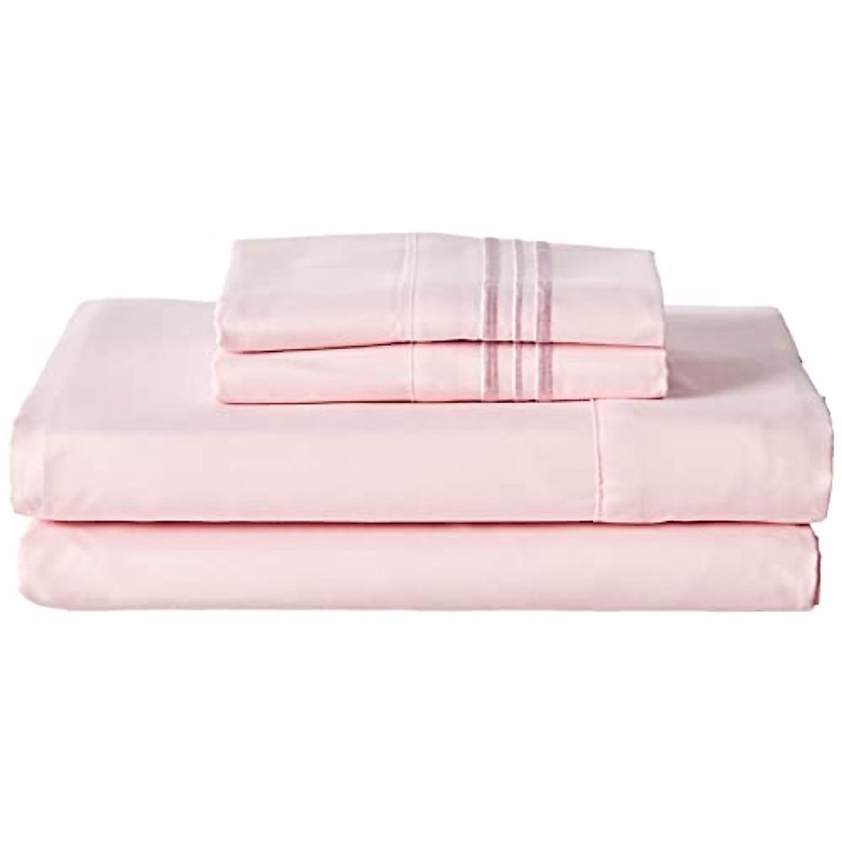 Queen Size Bed Sheets - Breathable Luxury Sheets with Full Elastic & Secure Corner Straps Built In - 1800 Supreme Collection Soft Deep Pocket Bedding, Sheet Set, EXTRA DEEP pocket - Queen, Pale Pink