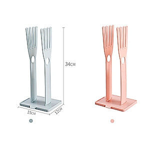 Kitchen Glove Stand Holder Rubber Glove Drying Dryer Rack Kitchen Sink Accessories Towel Storage Holders, Glove Drain Rack Holder Plastic Sink Stand Towel Storage Multi Use Tool, Pink