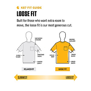 Carhartt Men's Loose Fit Heavyweight Short-Sleeve Pocket T-Shirt (Also Available in Big & Tall), Heather Grey, Large