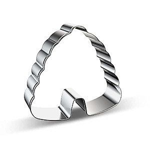 Bee Cookie Cutter Set of 9 with Cute Bee Beehive Flower Honeycomb Hexagon Honey Jar Pot Plaque Frame Cookie Cutters Shapes Fondant Molds for Honey Bee Party - Stainless Steel