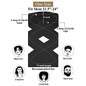 Ababalaya Satin Lined Open Turban Headband Mens Sweatband Sports Headband for Running,Cycling,Basketball,Yoga,Fitness Workout Stretchy Unisex Hairband, Black, 1 PCS