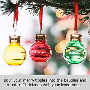 Viva Terry Christmas Spirit Shot Glasses, Clear,Set of 6