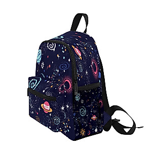 Space Galaxy Backpack for Toddlers Kid's School Bag for Boys Girls Kindergarten Preschool Bag