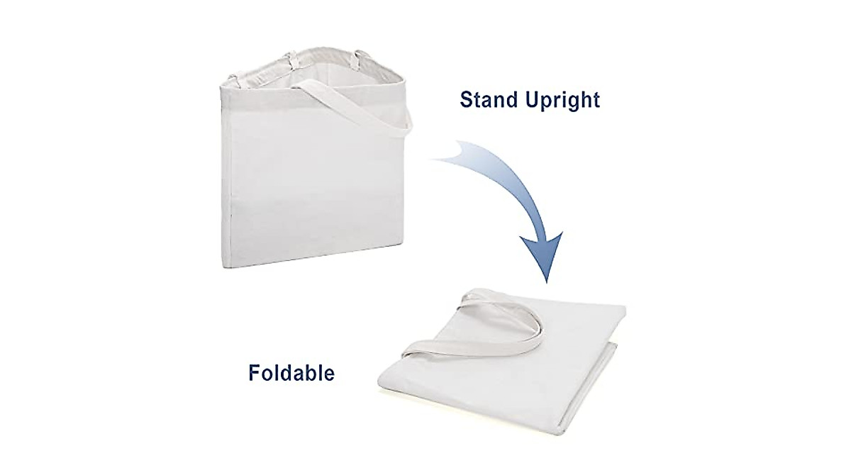 Space-Saving Triangle Hanger Storage Bag with Handles