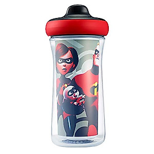The First Years Disney Incredibles 2 Insulated Hard Spout Pack of Sippy Cups for Toddlers, 9 Ounce (Pack of 2)