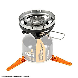 Jetboil MiniMo Camping and Backpacking Stove Cooking System with Adjustable Heat Control (Sunset)