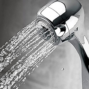 Niagara Conservation N2945CH Earth Spa 3-Spray with 1.5 GPM 2.7-in. Wall Mount Handheld Shower Head in Chrome, 1-Pack | Bathroom Shower Head Sprayer with Pressure Compensation Technology