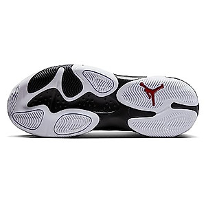 Men's Jordan Max Aura 4 Shoes Black/Gym Red/White (DN3687 061) (us_Footwear_Size_System, Adult, Men, Numeric, Medium, Numeric_9)