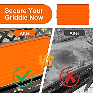 HMGES Silicone Griddle Mat for Blackstone 22inch Grill,Food Grade Reusable Protective Cover for Blackstone 22" Grill Top,Upgraded Thickened Protect Griddle From Dirt&Rust for All Season