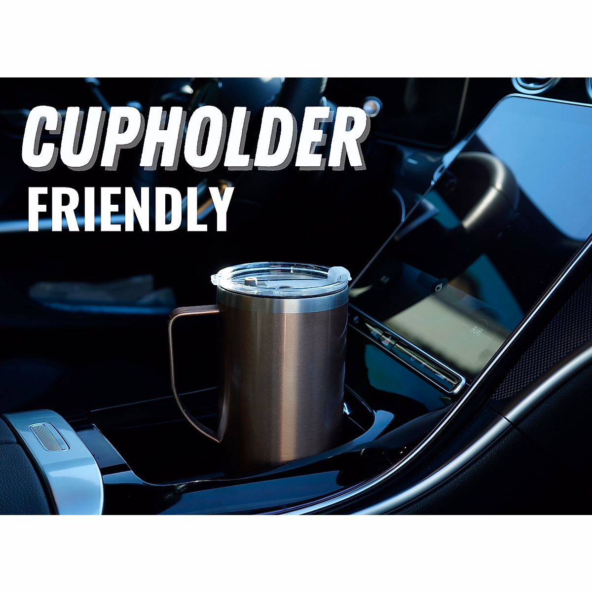 Onebttl Lake House Gifts, Lake Gifts for Women, Men, 40oz Insulated Travel Cup with Handle Lake Life Gifts, Housewarming Gifts for Lake House, Gifts for Lake Lovers, Rose Gold - Lake Life