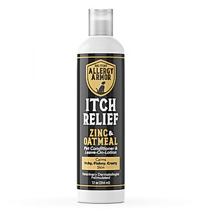 Doc Itchy: Allergy Armor Itch Relief Conditioner & Leave-on-Lotion | Clinical-Strength Zinc & Oatmeal | Banish Rashes, Calm Itch, Rebalance Skin Microbiome | Nurture Skin Health | Made in USA | 12 oz