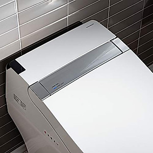 WOODBRIDGE B0960S Auto Flush, Auto Open & Auto Close, 1.28 GPF Single Flush Toilet with Intelligent Smart Bidet Seat and Wireless Remote Control, Chair Height