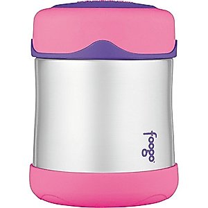 Thermos Foogo Vacuum Insulated Stainless Steel 10-Ounce Food Jar, Pink/Purple