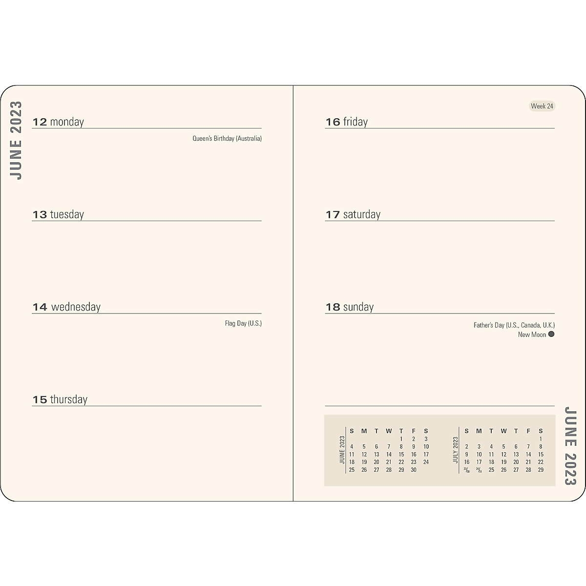 2023 Lavender Wildflowers Weekly Planner (16 months, Sept 2022 to Dec 2023) (English and German Edition)
