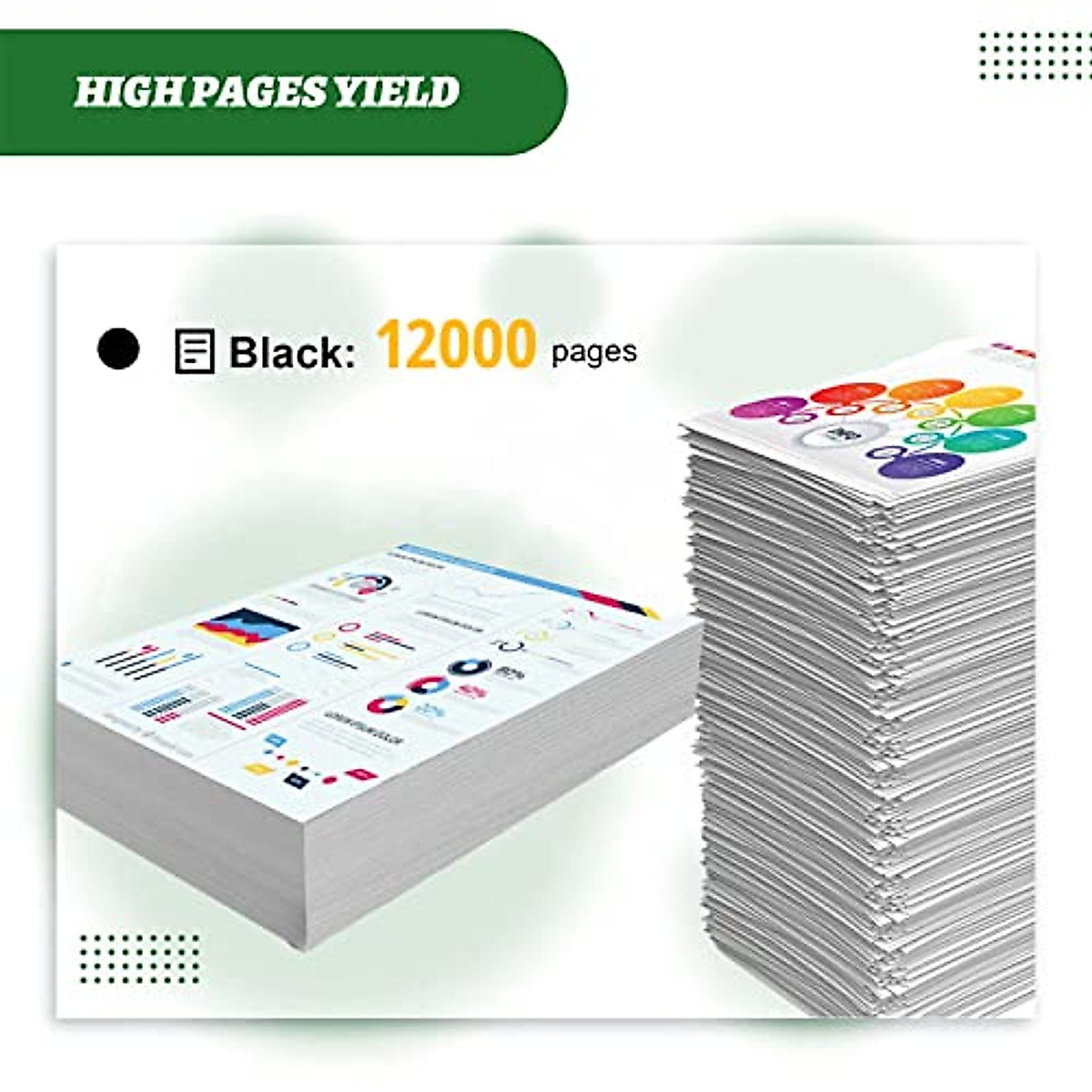 ZLOR Compatible High Yield T5018U T-5018U Toner Cartridge Replacement Use for Toshiba E-Studio 2018A 2518A 3018A 3518A 4518A 5018A Printer 3pack