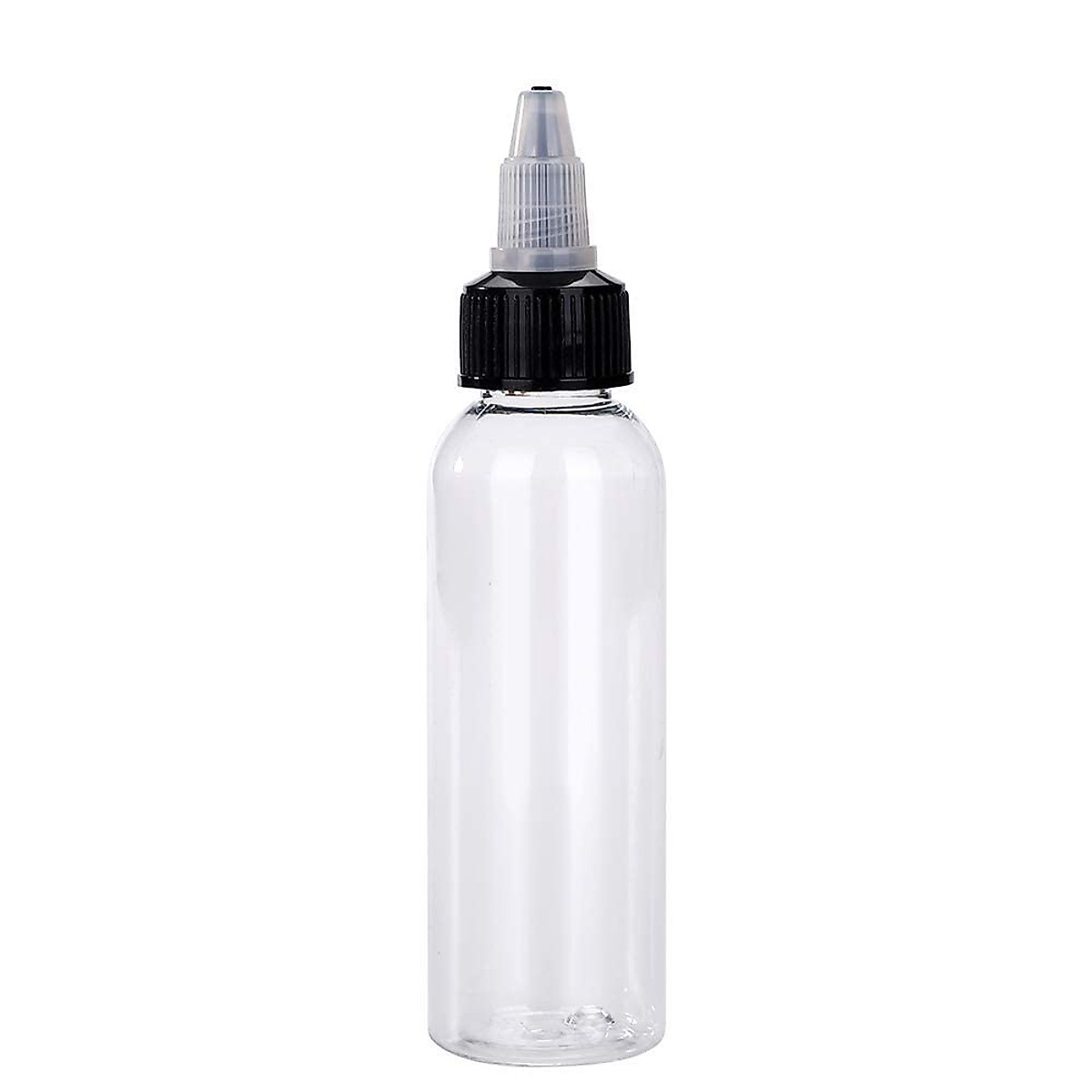 KingWei LDPE Plastic Extruded Liquid Bottle,Squeeze Bottle,Dropper Dispensing Bottle,10Pcs 2oz Bottles,Laboratory wash Bottle,drip Bottle,Watercolor Pigment Bottle, Ink Discharge Bottle