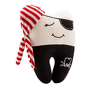 Pirate Tooth Fairy Pillow - Our Tooth Fairy Pillows are for Boys and Girls - This Tooth Fairy Kit Includes 5 Notecards and a Keepsake Pouch - Super Cute Pirate Tooth Fairy Gifts for Boys and Girls