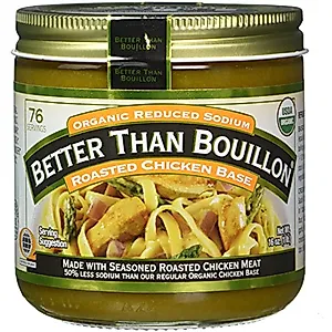 Better Than Bouillon Organic Roasted Chicken Base, Reduced Sodium - 16 oz