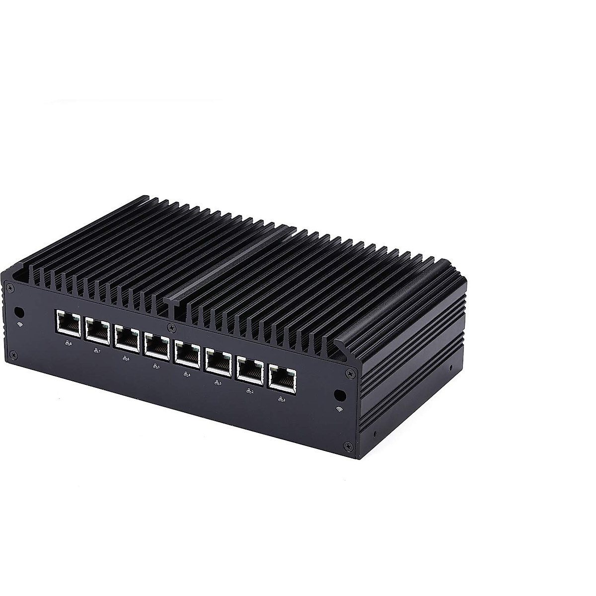 Mini Desktop Router Q375GE Intel Core I7-5500U,2.4Ghz 15W AES-NI (8Gb Ddr3 Ram 64Gb Ssd) Fanless,8 Intel Gigabit Nics,Windows,Linux,Sophos,Vyos,24/7