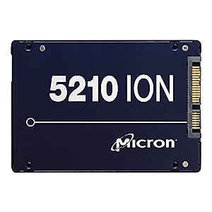 Micron 5210 Ion SSD | MTFDDAK7T6QDE | 7.68TB | Qlc | SATA 6GB/S | 2.5-Inch Enterprise Solid State Drive