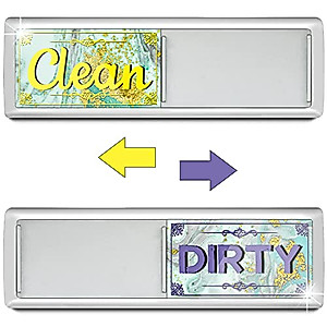 Sukh Dirty Clean Dishwasher Magnet,Dishwasher-Magnet Clean Dirty Sign Magnet for Dishwasher Dish Bin That Says Clean or Dirty Dish Washer Refrigerator for Kitchen Organization and Storage Necessities