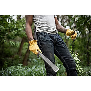 Barebones Japanese NATA Tool - Machete Perfect for Chopping, Splitting & Cutting - Stainless Steel Hunting Machete - Hardwood Walnut Handle - Stainless Steel Blade (Updated Version)