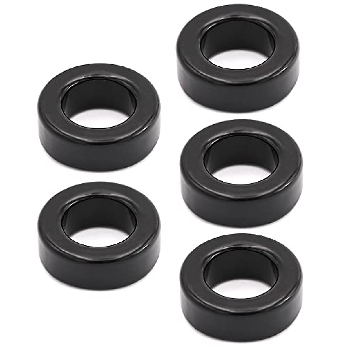 Taigoehua 5pcs (Black) 42X24X16mm Toroid Core,Ferrite Rings Toroid core Iron