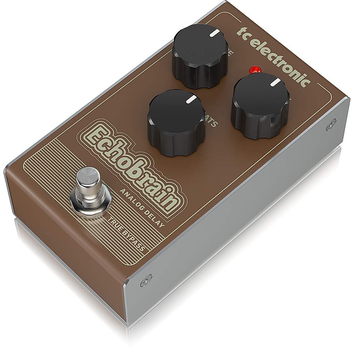 TC Electronic ECHOBRAIN ANALOG DELAY Vintage-Style Delay Pedal with All-Analog Bucket-Brigade Circuit
