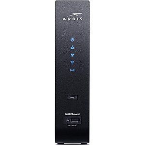 ARRIS SURFboard SBG7580AC 32x8 DOCSIS 3.0 Cable Modem / AC1750 Wi-Fi Router- Black