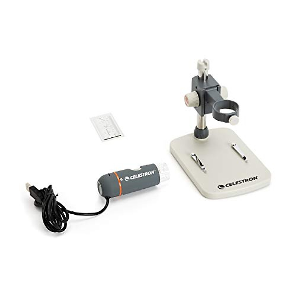 Celestron - 5 MP Digital Microscope Pro - Handheld USB Microscope Compatible with Windows PC and Mac - 20x-200x Magnification - Perfect for Stamp Collecting, Coin Collecting