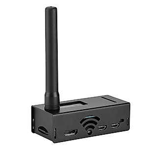 Assembled MMDVM Hotspot - Support DMR, DSTAR, P25 and System Combination Communications - Organic LED Display Screen,SMA Detachable Antenna,Support 420-450MHz UHF (Black)