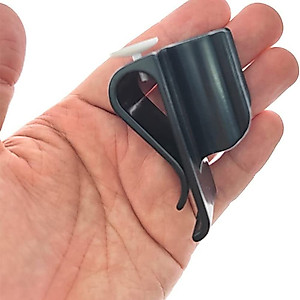 Jteyult 20Pcs Golf Club Storage Clip Plastic Golf Putter Clip Organizer Ball Clubs Golf Accessories for Golfers Black