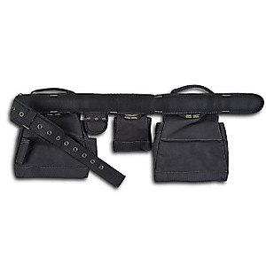 AWP General Construction Carpenter Tool Rig & Spec Ops - SPEC-M22CF Tools Framing Hammer, 22 oz, Rip Claw, Milled Face, Shock-Absorbing Grip, 3% Donated to Veterans Black/Tan