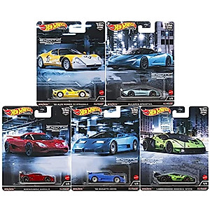 Hot Wheels Car Culture 2022 Exotic Envy Complete Set of 5 Diecast Vehicles from FPY86-957M Release