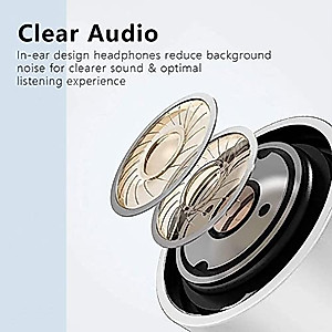 Wired Earphones Hi-Fi Sound Headphones Handsfree Mic Headset Earbuds Compatible with Samsung Galaxy A6 - Galaxy A70 - Galaxy A71 5G - Galaxy A72 5G - Galaxy A9