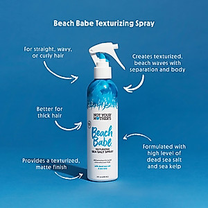 Not Your Mother's Beach Babe Sea Salt Spray - For Tousled Hair Texture with Matte Finish (8 fl oz, 3-Pack)