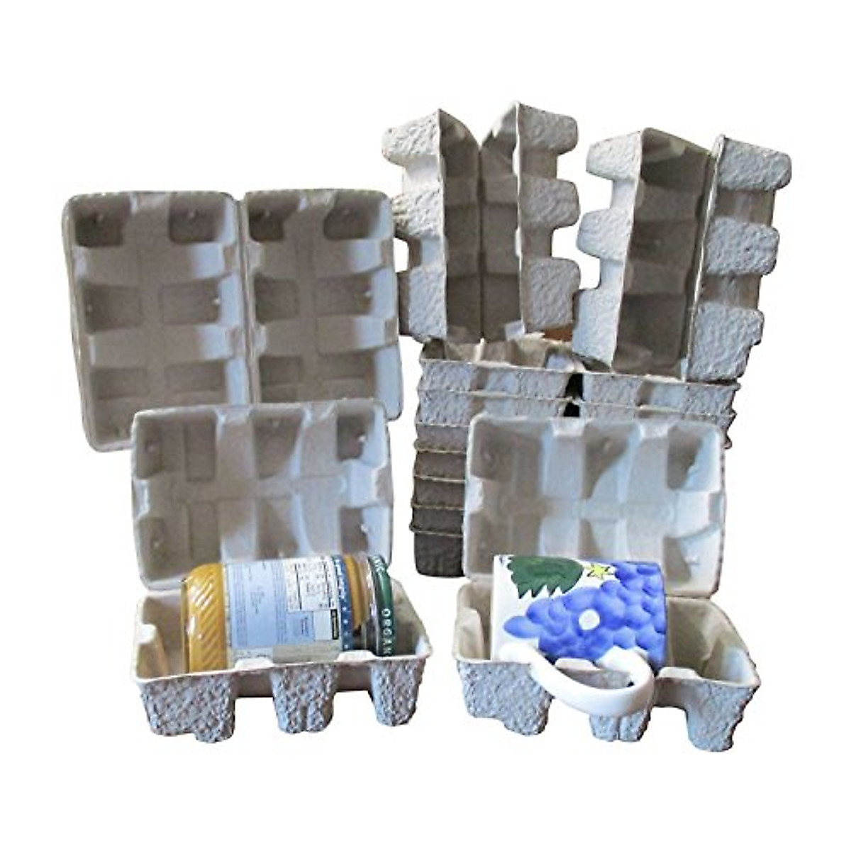 We Make Shipping Jars and Mugs Easy!!! (14 Small Pulp jar/Mug shippers)