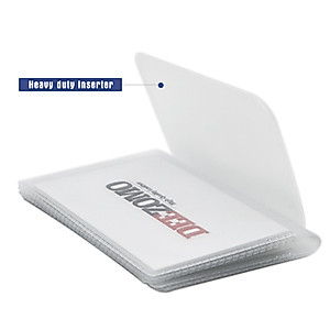 DEEZOMO SET OF 2 Wallet Inserts Replacement 6 Page Card Holder for Bifold or Trifolds Wallet