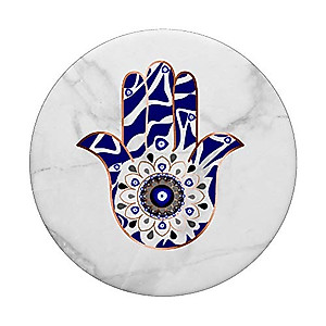 Talk to the Evil Eye Hamsa Hand PopSockets PopGrip: Swappable Grip for Phones & Tablets