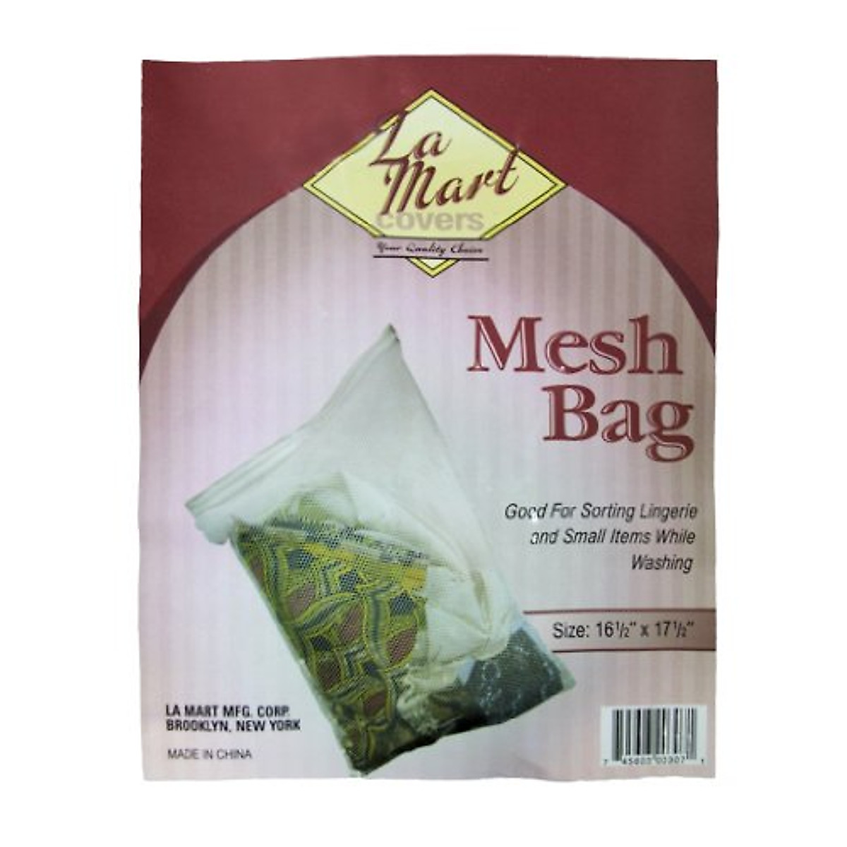 La mart Mesh Laundry Wash Bag 16" X 17"