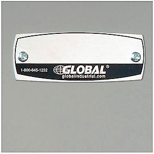 Global Industrial Single Tier Locker, 12x15x60 1 Door, Unassembled, Gray