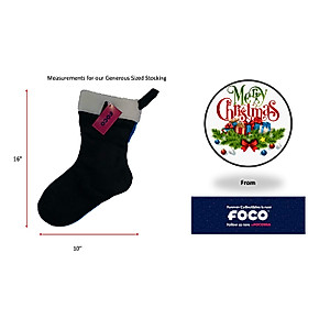 FOCO NASCAR Christmas Stocking - Limited Edition Holiday Stocking - Represent Racing with Officially Licensed NASCAR Holiday Fan Gear (#11 Denny Hamlin)