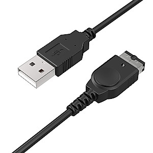 Funturbo GBA SP Charger Cable, Gameboy Advance SP Charging Cord NDS Charger Cord for Original Nintendo DS USB & Power Cable 3.9 ft (2 Pack)