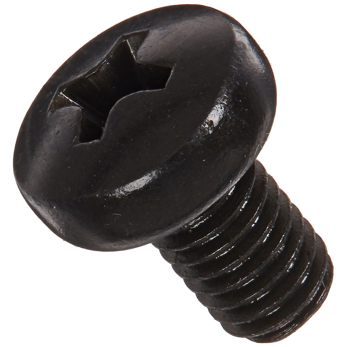 Small Parts M58D7985AB Steel Pan Head Machine Screw, Black Oxide Finish, Meets DIN 7985, #2 Phillips Drive, M5-0.8 Thread Size, 8 mm Length, Fully Threaded, Import (Pack of 100)